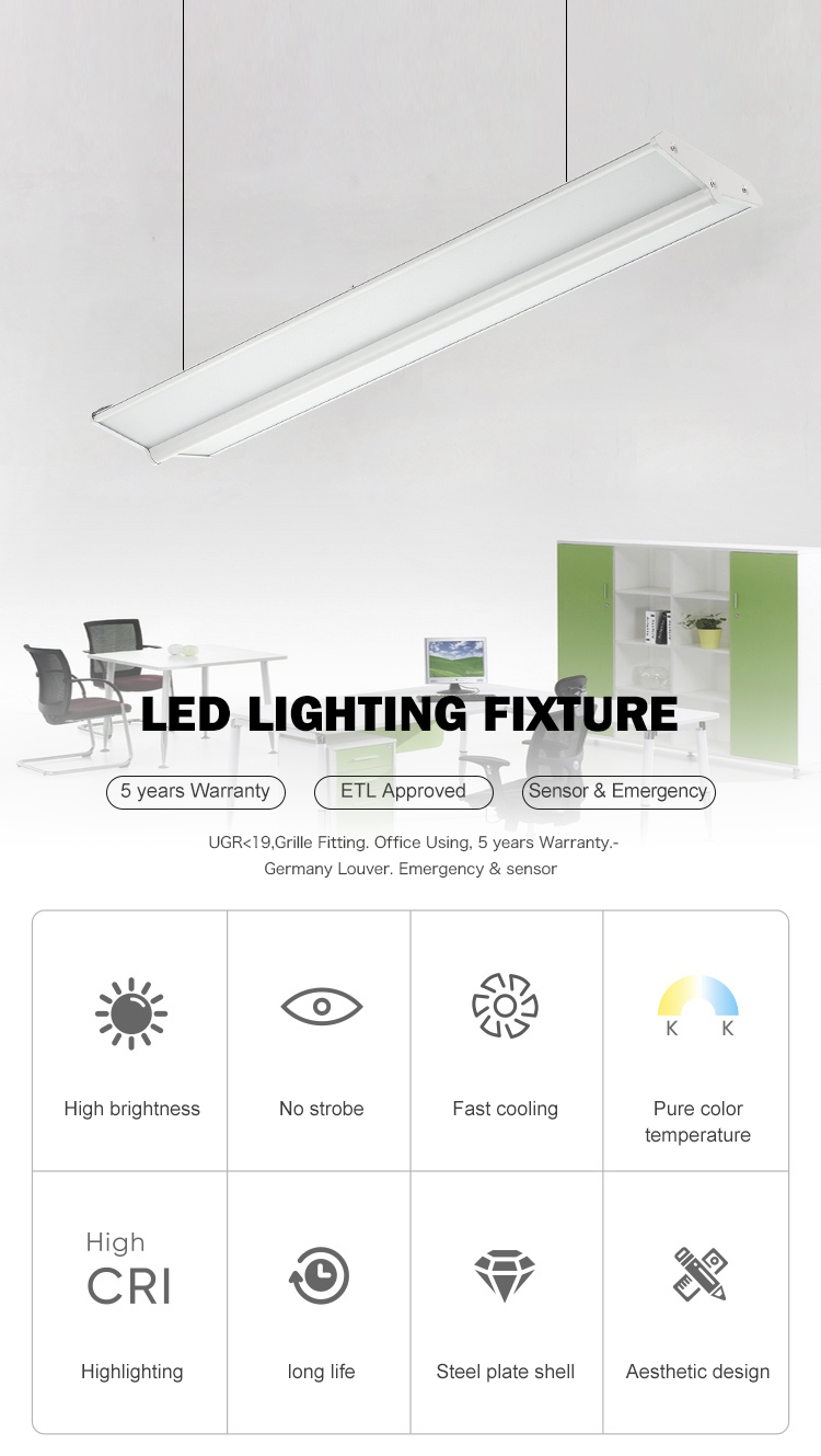 High Brightness Led Ceiling Batten And Pendant Lights: 30w To 40w ...