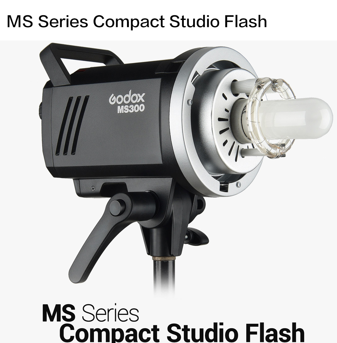 Godox Ms300 300w Portable Mini Studio Flash For Photography, High ...