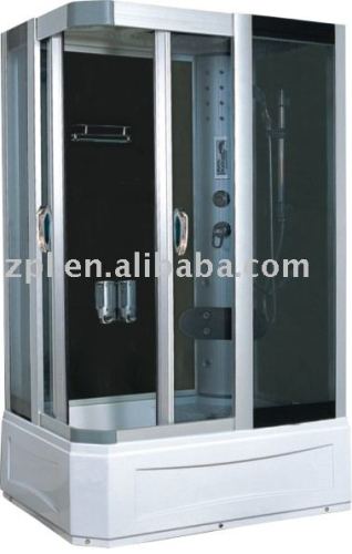 Sliding Curved Glass Fm Radio Steam Shower Cabin, High Quality Sliding ...