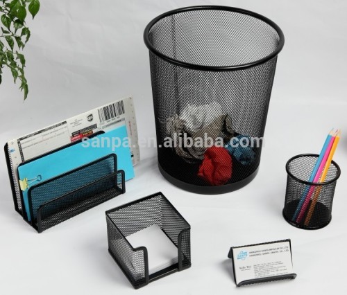 Office Desk Metal Stationery Set, High Quality Office Desk Metal ...