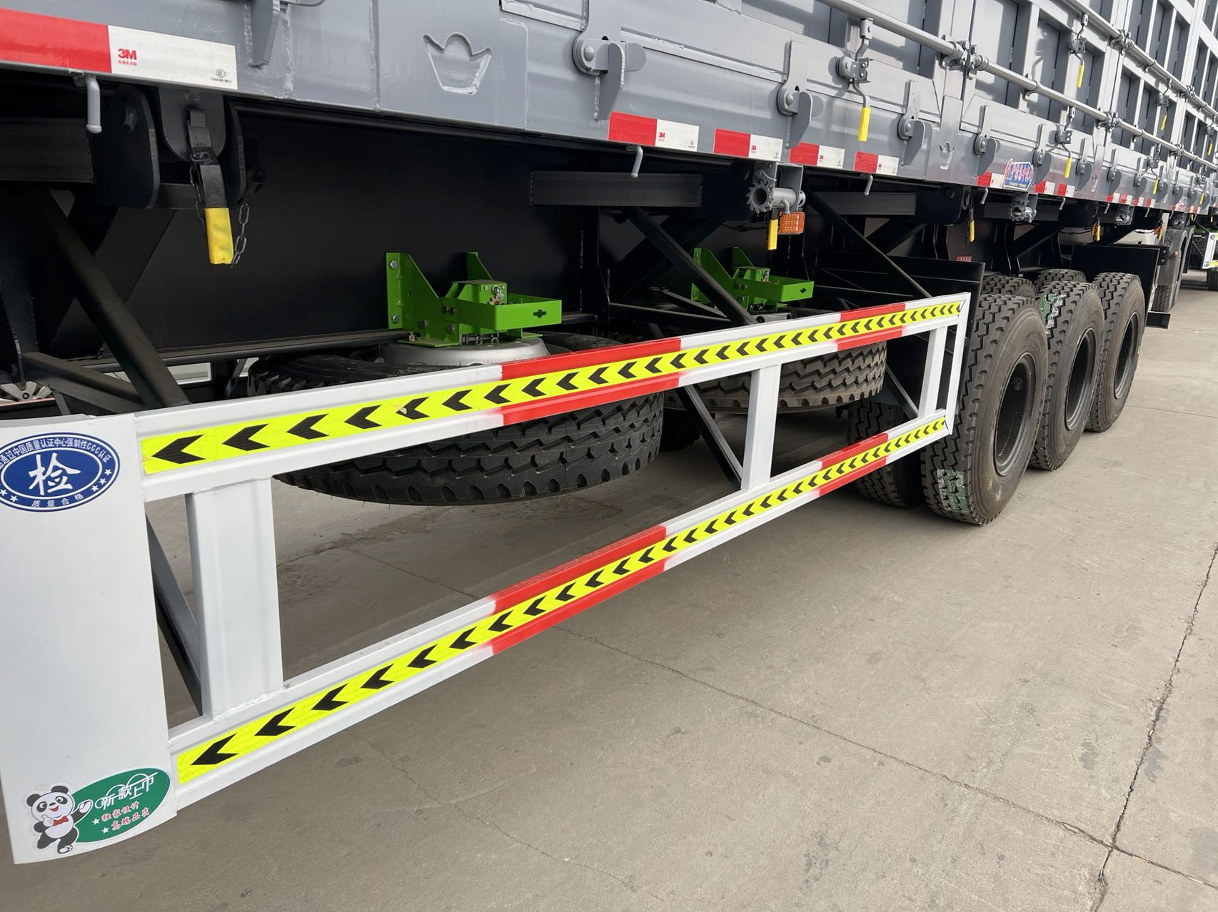 80-100 Ton Side Semi-tipper Trailer: Tilt Slide Double Dump Trailer ...