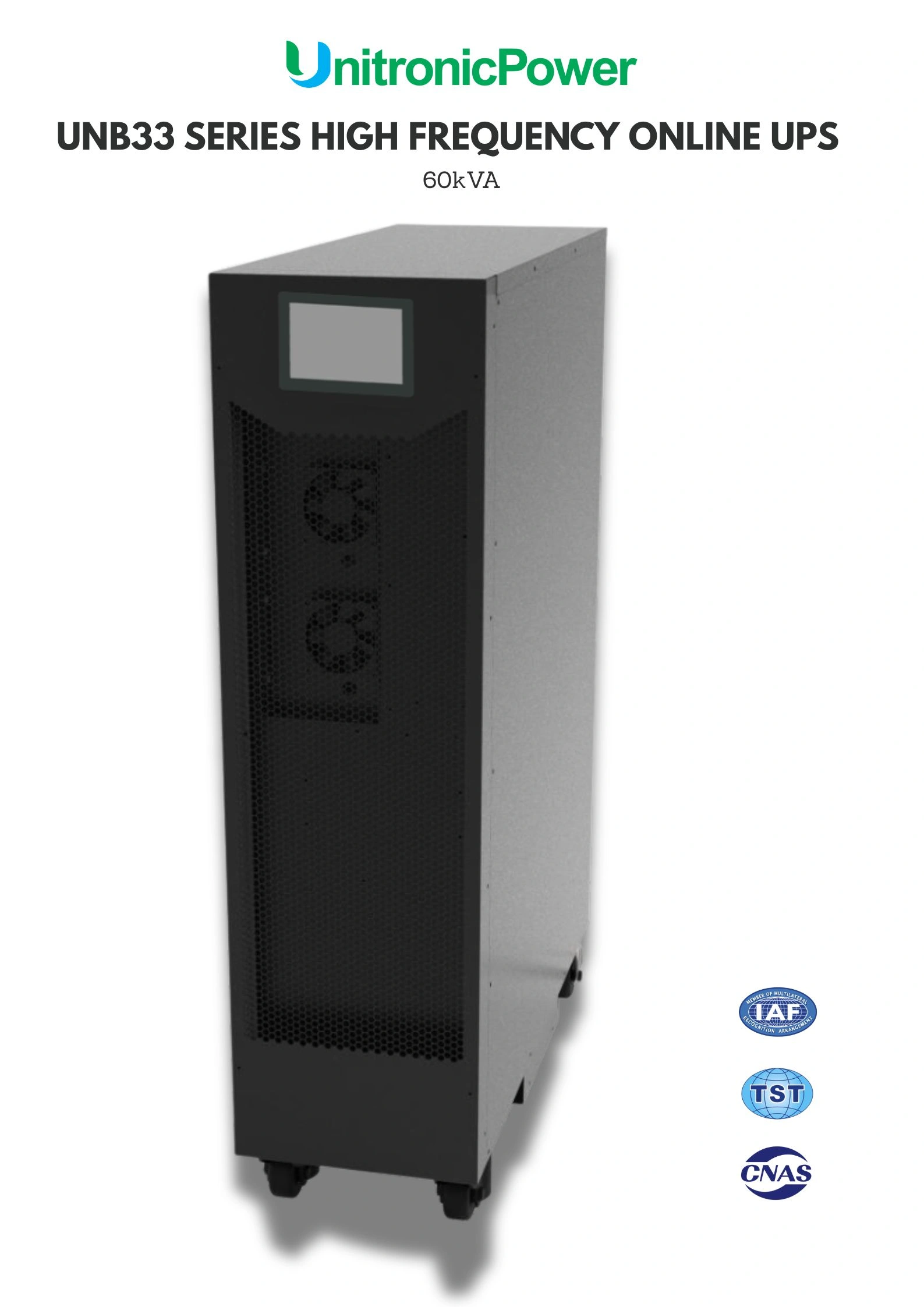 UNB33 Series High Frequency Online UPS 60kVA 3Phase China Manufacturers ...