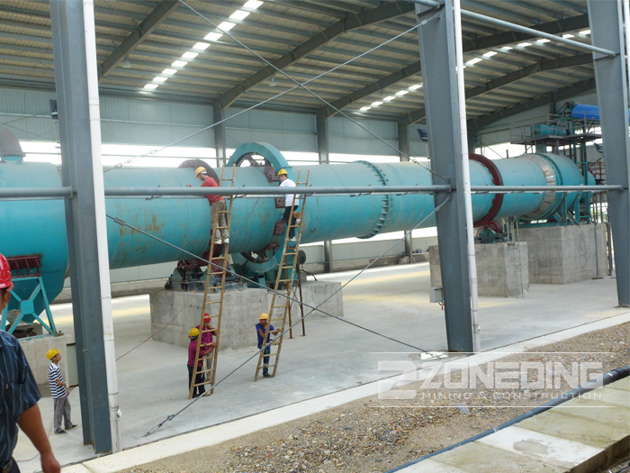 Simple Operation Industrial Bentonite Rotary Dryer, High Quality Simple ...