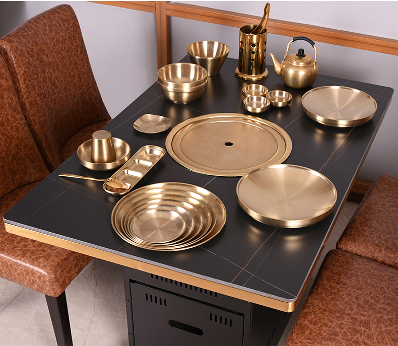 Korean Bbq Table For Indoor Hot Pot Dining And Professional Grill, High ...