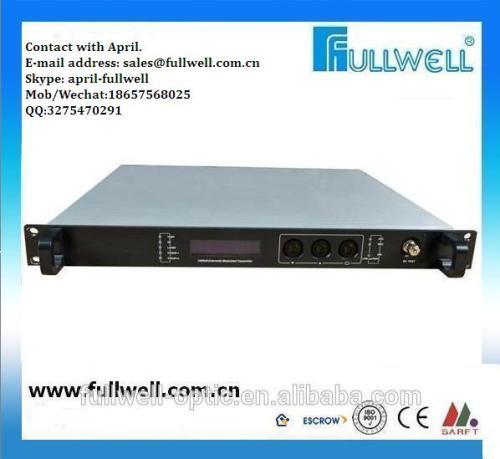 Catv 1550nm Optical Transmitter Externally Modulated 120-200km Transmission Distance Catv ...