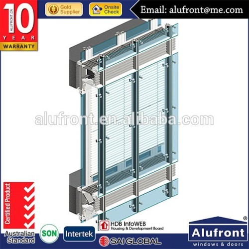Spider System Aluminum Glass Curtain Wall Made In Guanzhou, High ...