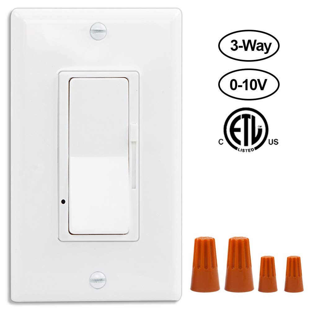 Single Pole 3 Way Led Light Dimmer Dimmable Incandescent Lamp Cfl ...