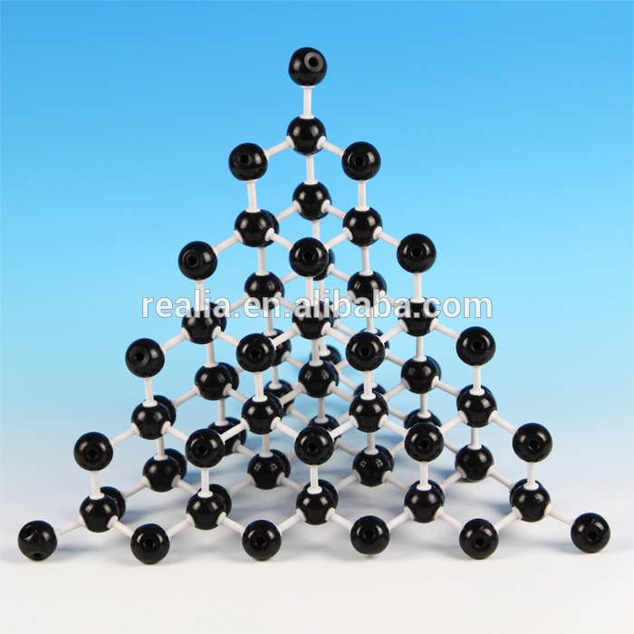 Covalent Crystal Model Diamond Molecular Structure Model, High Quality ...