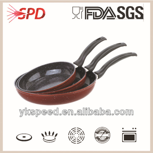 Forged Aluminum Marble Coating Fry Pan With Nonstick, High Quality ...