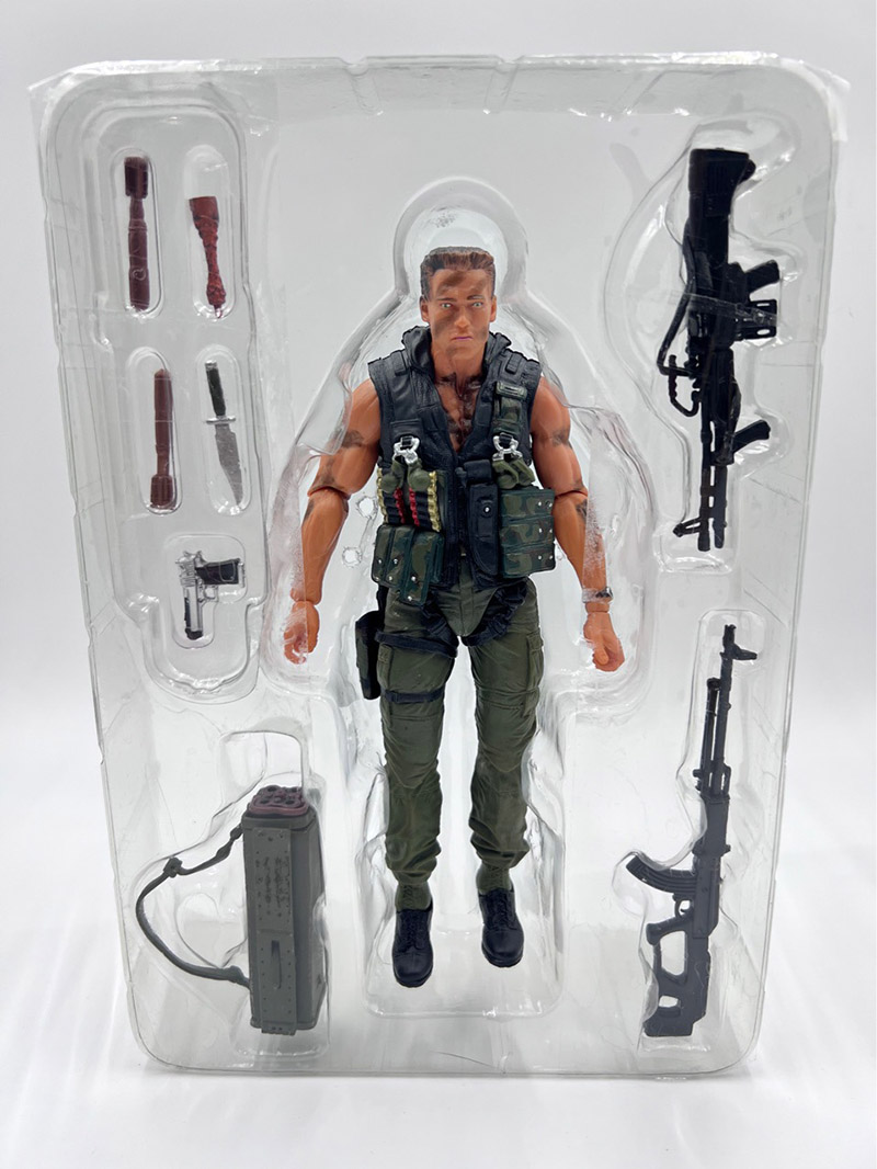 Neca Commando John Matrix Schwarzenegger Action Figure, High Quality ...