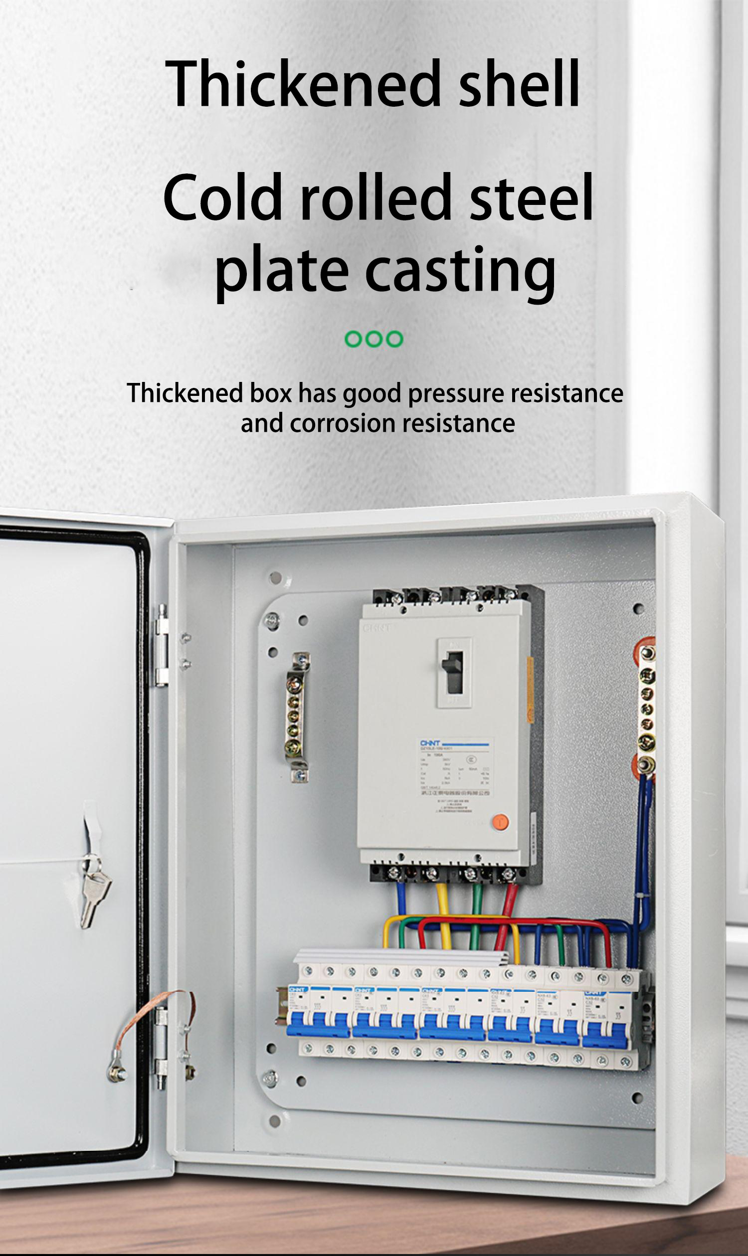 Customized Delixi Complete Set Distribution Box - 3p 100a Mccb Power ...