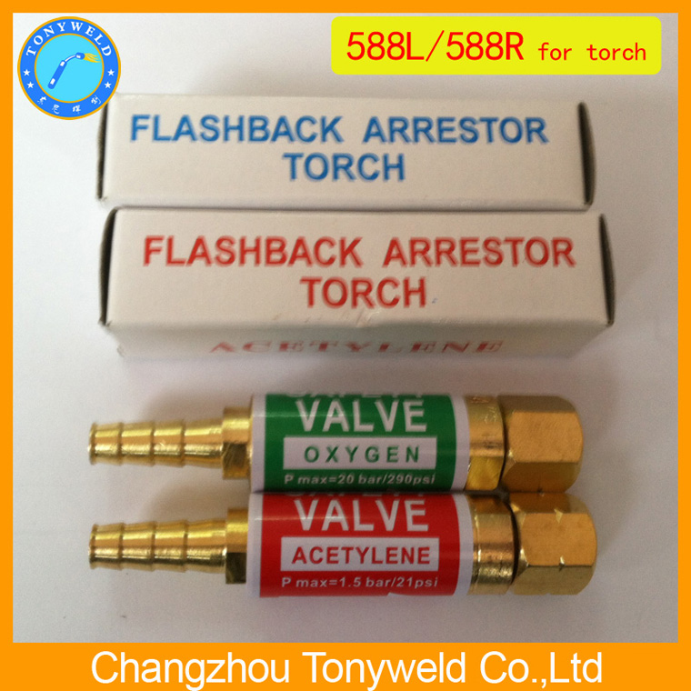Welding Torch Safety Valve & Flashback Arrestor 588l 588r คุณภาพสูง ...