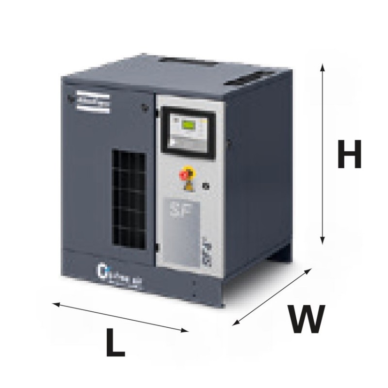 Atlas Copco Sf8+ Sf8ff Oil-free Scroll Air Compressor, High Quality ...