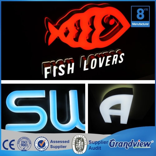 High Quality Fabricated 3d Acrylic Channel Letter Sign, High Quality ...