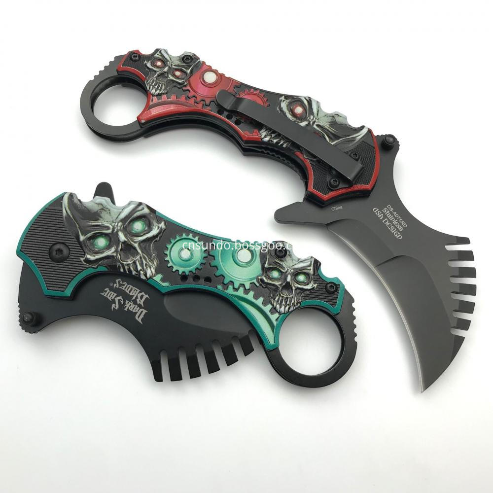 Cheap Trainning Folding Karambit Knives, High Quality Cheap Trainning ...