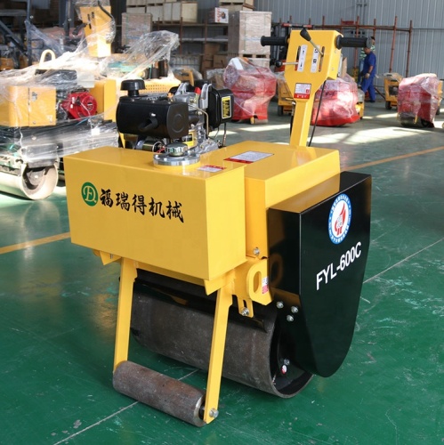 Diesel Small Hand Roller Compactor Vibratory (fyl-600c), High Quality ...
