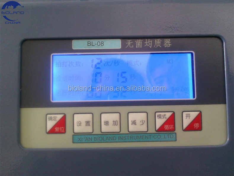 400ml Lab Flapper Homogenizer เครื่องฆ่าเชื้อ คุณภาพสูง 400ml Lab ...