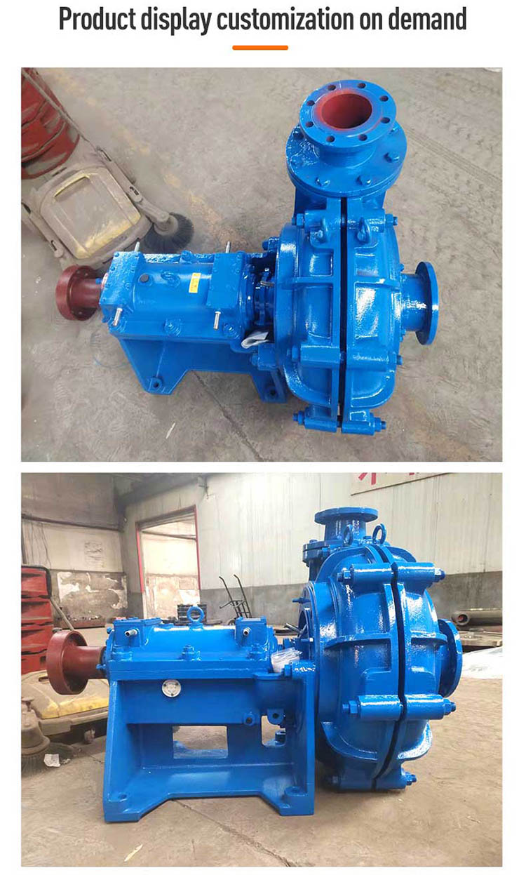 High Power 200hp Gravel Tailings 8 Inch Sand Pump With 54mm Horizontal ...