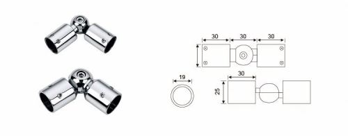 3 Ways Glass Railing Round Pipe Fittings, High Quality 3 Ways Glass ...