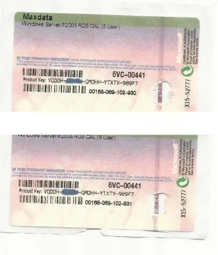 Windows Product Key Sticker For Windows Server 2008 Enterprise R2, High ...