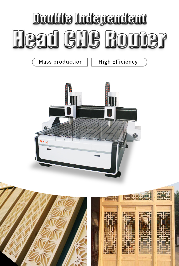 1825 Double Spindle Two Head Cnc Router For Wood Engraving In Australia ...