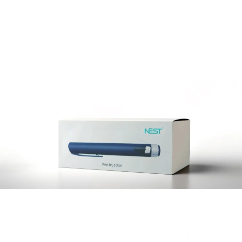NEST 60IU Boxed Reusable Pen Injector Small Window Design for Infusion ...