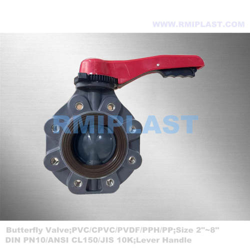 Pvdf 나비 밸브 러그 타입 Din Pn10 Ansi Cl150, Bossgoo.com의 고품질 Pvdf 나비 밸브 러그 타입 ...