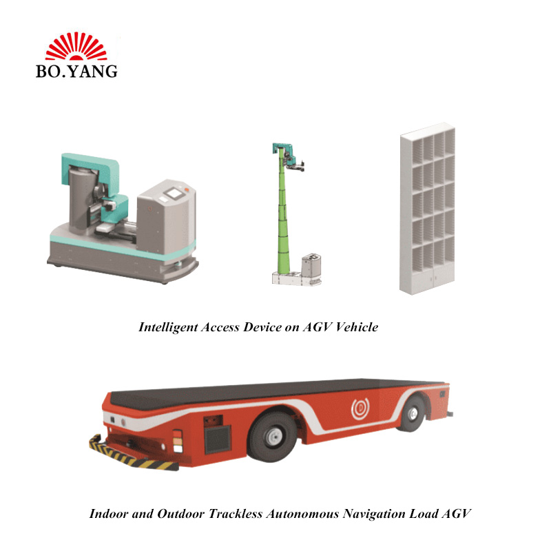 Automatic Stacking Forklift Type Robot Palletizing Agv System, High ...