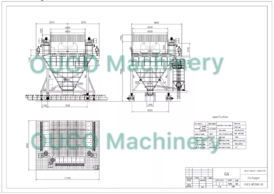 일반 타이어형 포트 배출 호퍼, Bossgoo.com의 고품질 일반 타이어형 포트 배출 호퍼