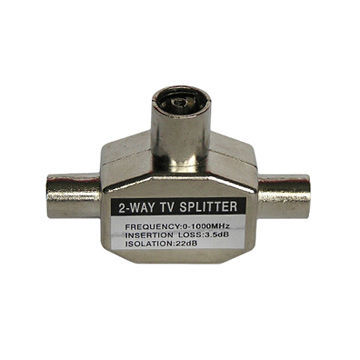 2-way Tv Splitter, 3.5db, Made Of Zinc, High Quality 2-way Tv Splitter ...
