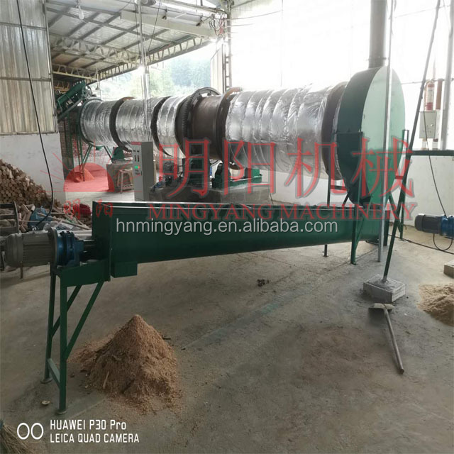 Biomass Wood Sawdust Rotary Drum Dryer Machine For Rice Husk And Saw ...