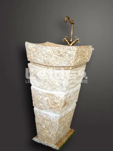 Rust Stone Sink Granite Pedestal Sinks, High Quality Rust Stone Sink ...