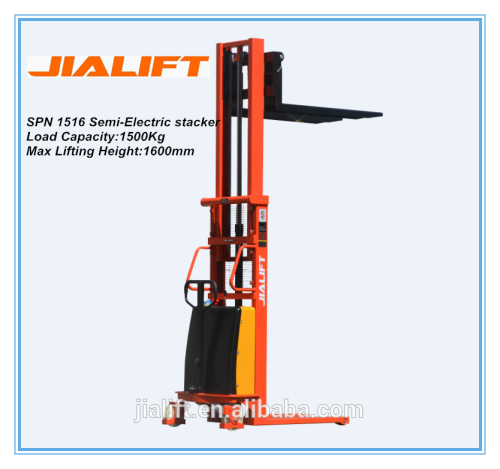 Jialift 1500kg Semi-electric Stacker Spn1516, High Quality Jialift ...