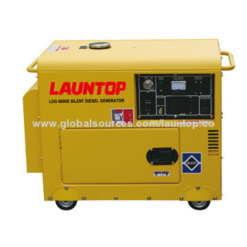 Super Silent Diesel Generator With 50/60hz Frequency And 12/8.3va Dc ...