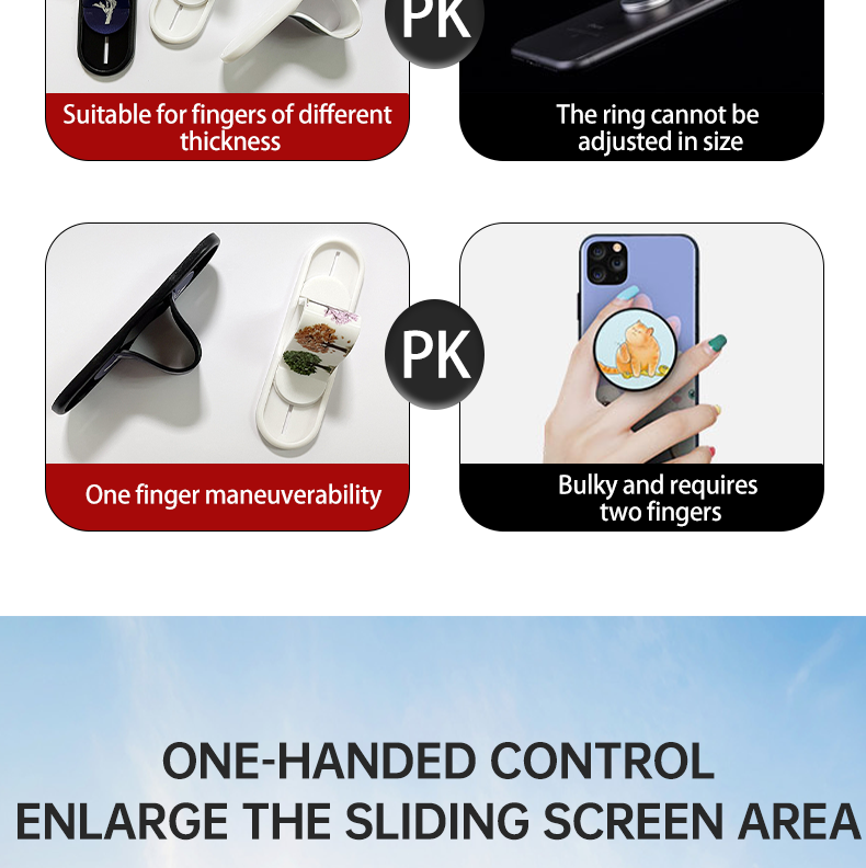 U-shaped Push-pull Handset Bracket With Custom Logo - Portable Phone ...