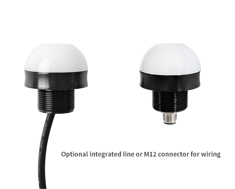Ip69k Waterproof 50mm Led Dome Indicator Light For Outdoor Automation ...