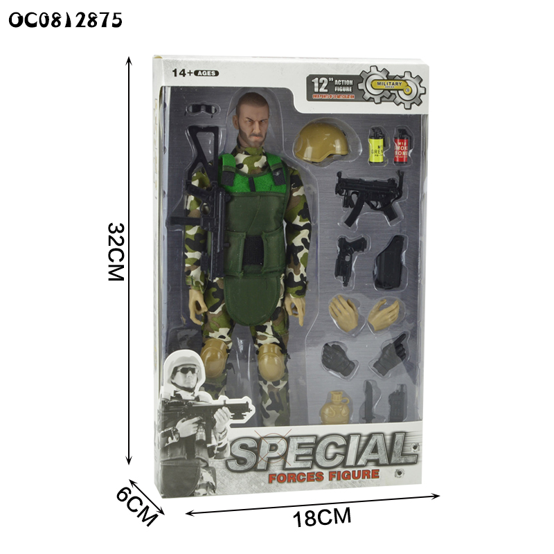 Army Men Toy Soldiers Military Playset With Guns And Weapons For Kids ...