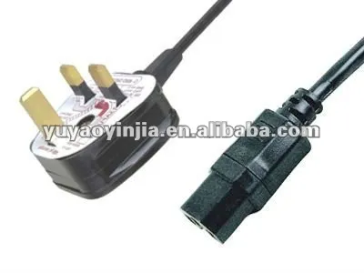 Uk Bsi Power Plug To Iec Connector, High Quality Uk Bsi Power Plug To ...