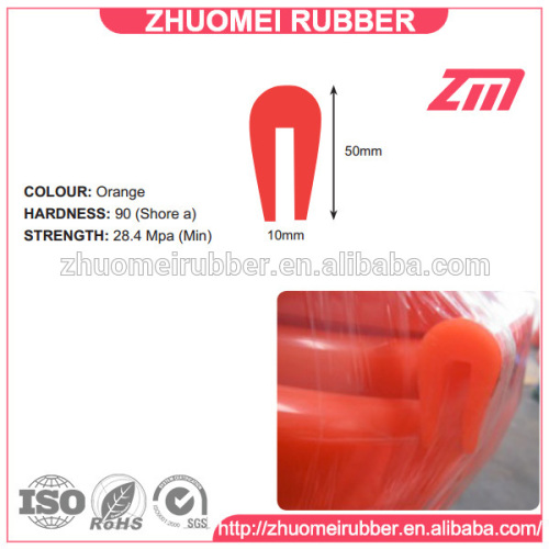 Polyurethane Capping Rubber U Channel, High Quality Polyurethane ...
