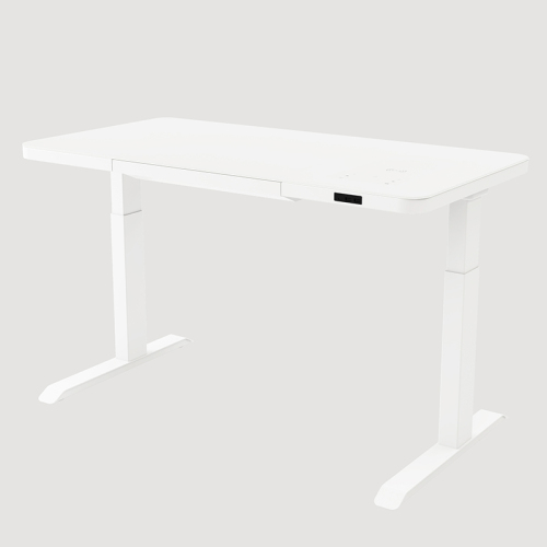 Home Office Dual Motor Glass Computer Standing Desk, High Quality Home ...