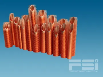 Copper Tube Finned Evaporator Coils, High Quality Copper Tube Finned ...