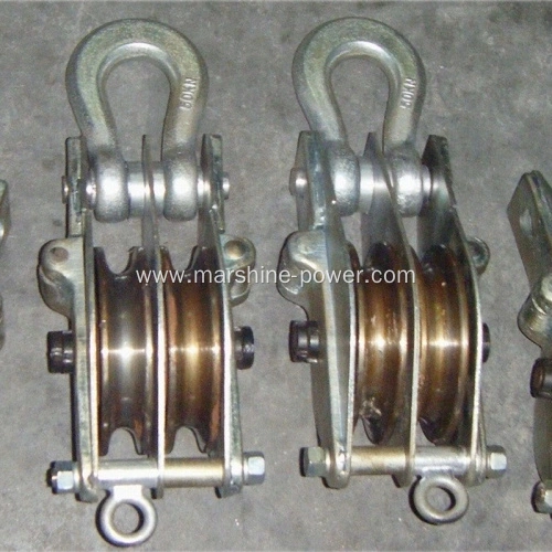 Double Sheave Hoisting Tackle with Both Sides Open China Manufacturers ...