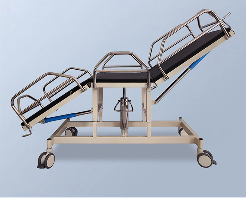 Steel Hydraulic Medical Shower Trolley Bed For Disabled Patients, High ...