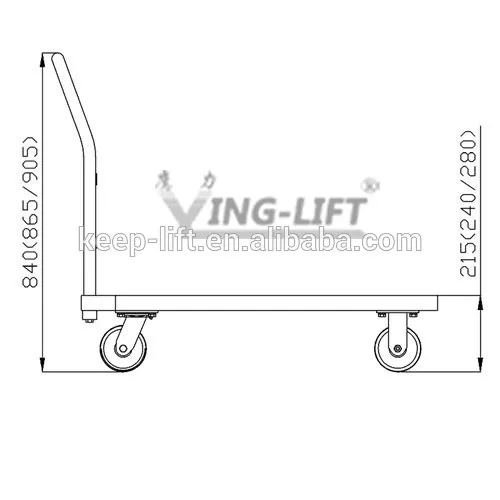 Heavy-duty Stainless Steel Platform Trolley, High Quality Heavy-duty ...