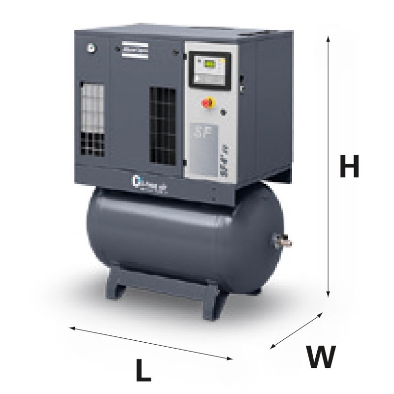 Atlas Copco Sf8+ Sf8ff Oil-free Scroll Air Compressor, High Quality ...