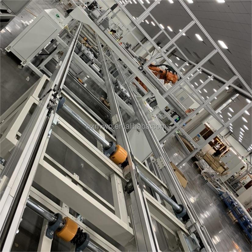 Automation Free Flow Chain Conveyor With Double Speed Roller Chain For ...