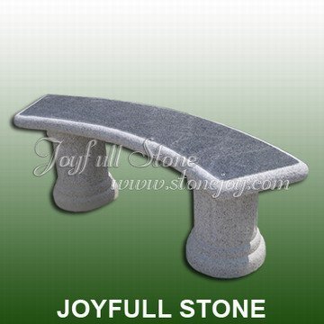 Curved Stone Bench, G654 Dark Grey Granite Bench, High Quality Curved ...