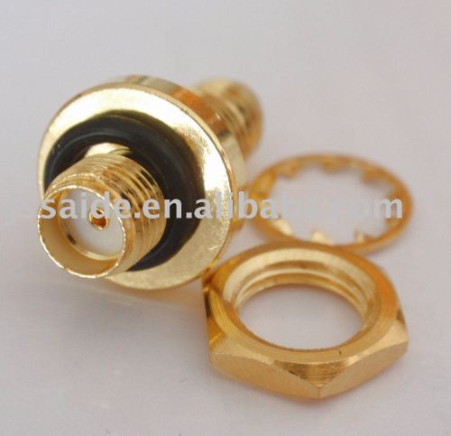 Sma Female To Female Bulkhead O-ring Waterproof Connector, High Quality ...