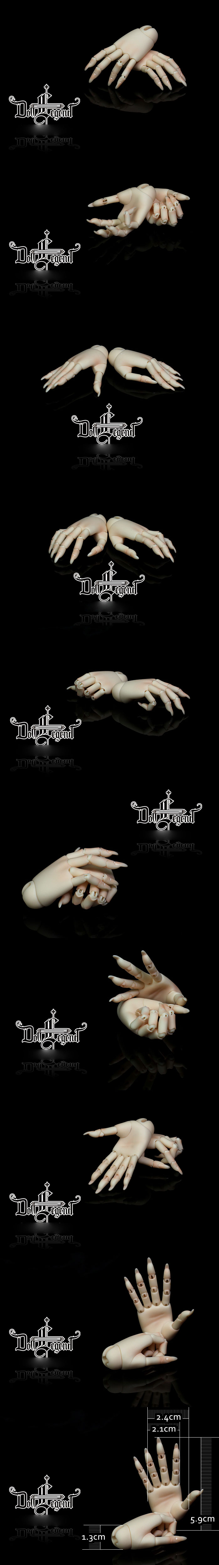 Jointed Nail Hands For Msd Bjd (jointed Doll), High Quality Jointed ...