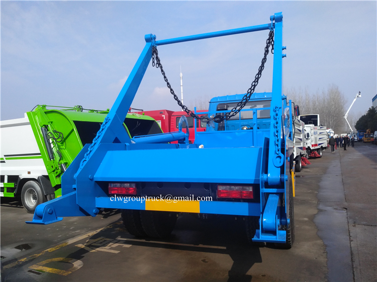 12tons Swing Arm Container Garbage Truck, High Quality 12tons Swing Arm ...